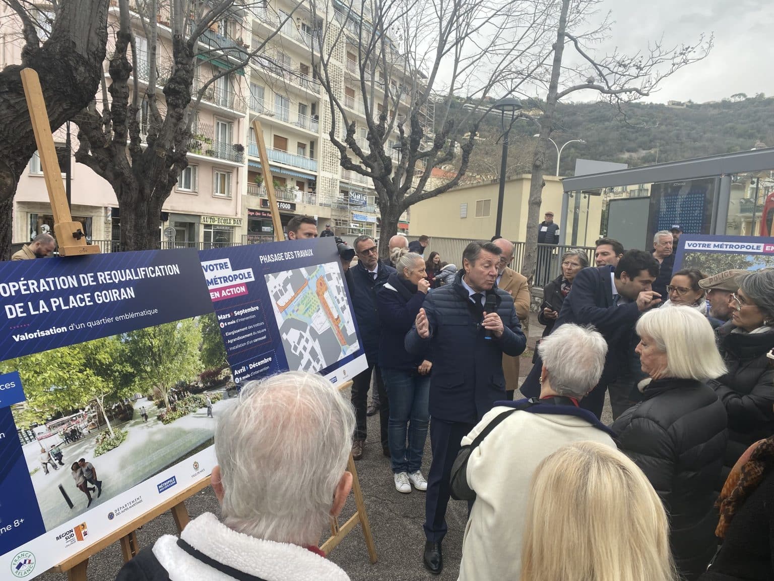 Les travaux de réaménagement de la place Goiran vont commencer - Nice ...
